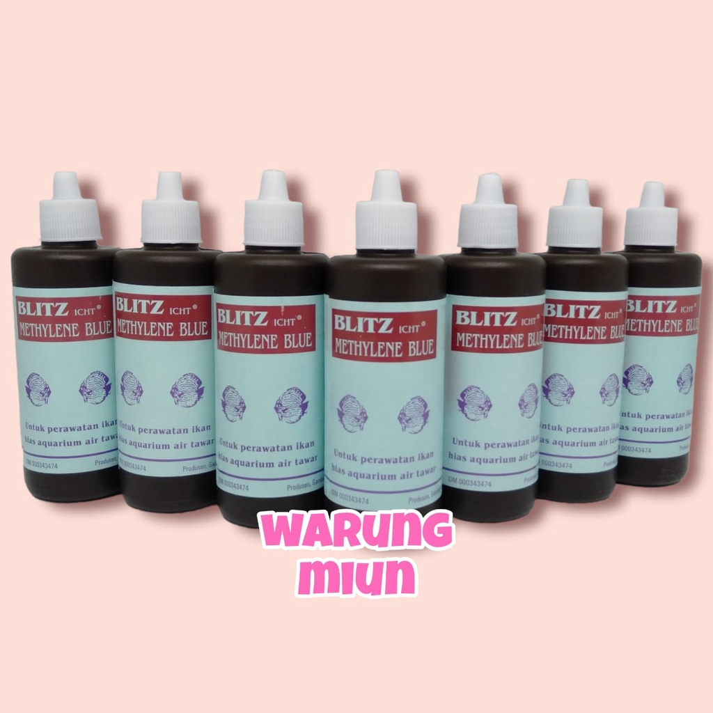 Jual Blitz Icht / Methylene Blue Mencegah Jamur Ikan 50cc | Shopee ...