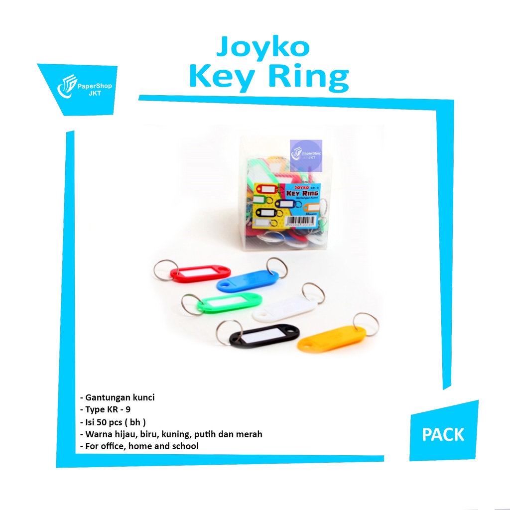 Jual JOYKO - Gantungan Kunci Key Ring KR-9 - Pack | Shopee Indonesia