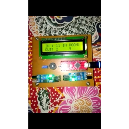 Jual arduino project + source code / visitor counter arduino nano with buzzer | Shopee Indonesia