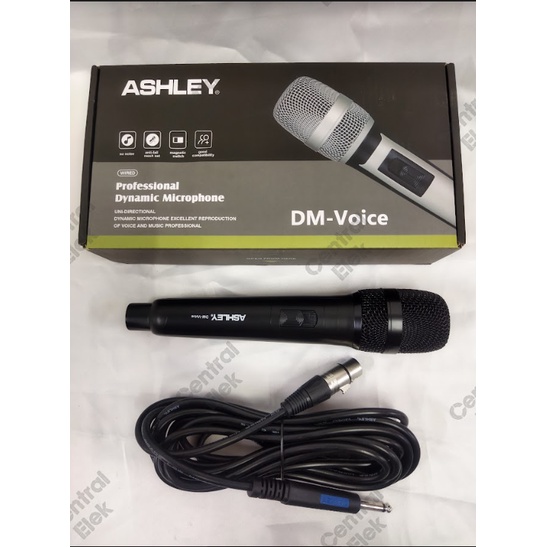 Jual Mic kabel ashley dm-voice dmvoice dm voice original dynamic ...