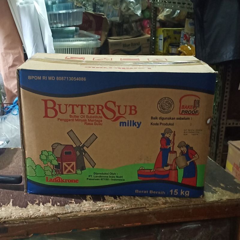 Jual Landkrone Butter Sub Milky Butter Oil Substitute 15 kg | Shopee ...