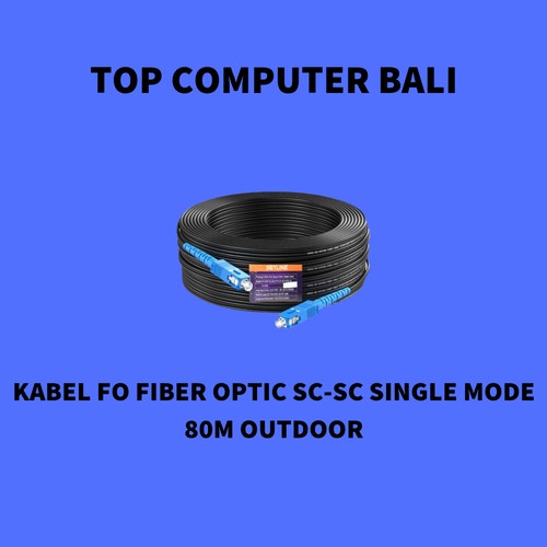 Jual Kabel FO Fiber Optic SC-SC Single Mode 80m outdoor | Shopee Indonesia