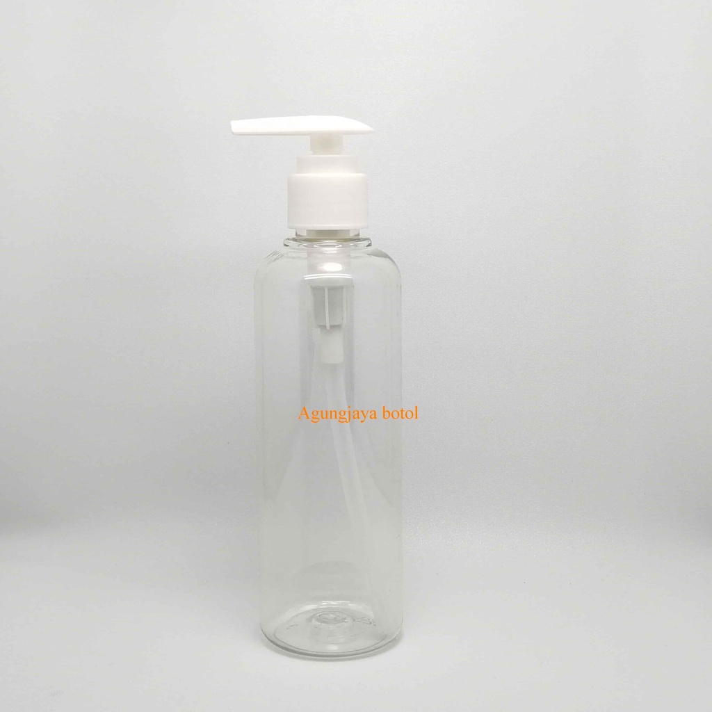 Jual Botol Pet 250 Ml BR Natural Tutup Pump Lotion / Botol Plastik / Botol Kosmetik Br / Botol ...