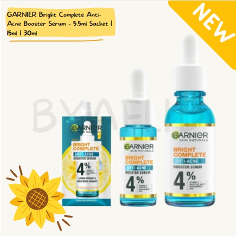 Jual [NEW] GARNIER Bright Complete Anti-Acne Booster Serum - 5.5ml ...
