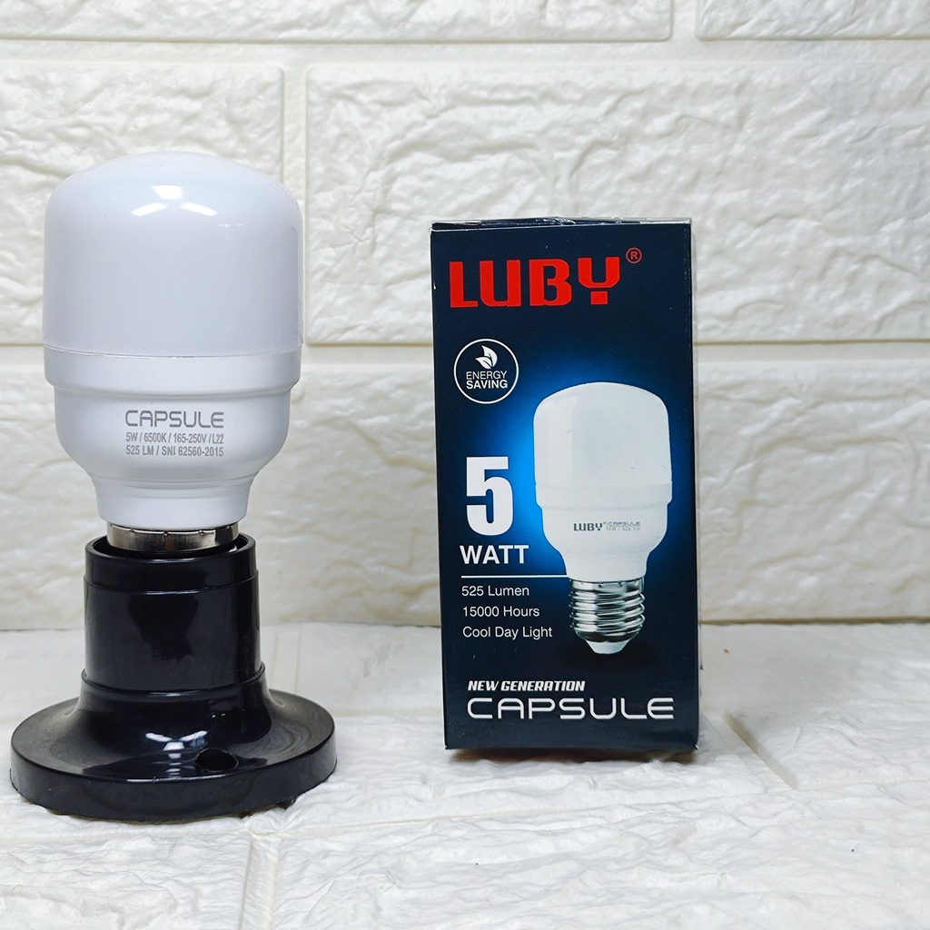Jual LAMPU LED LUBY CAPSULE 5 WATT - 45 WATT | Shopee Indonesia