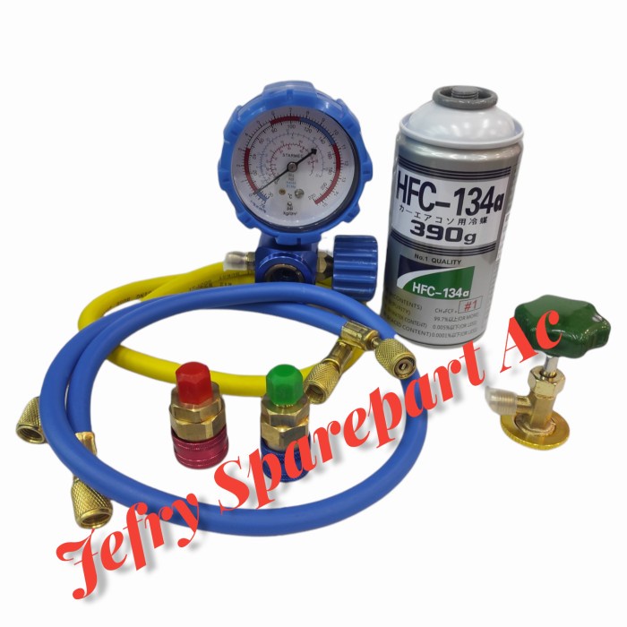 Jual PAKET ISI FREON AC MOBIL DAN KULKAS R134A R134 SINGLE QC12 5MACAM ORIGINAL | Shopee Indonesia