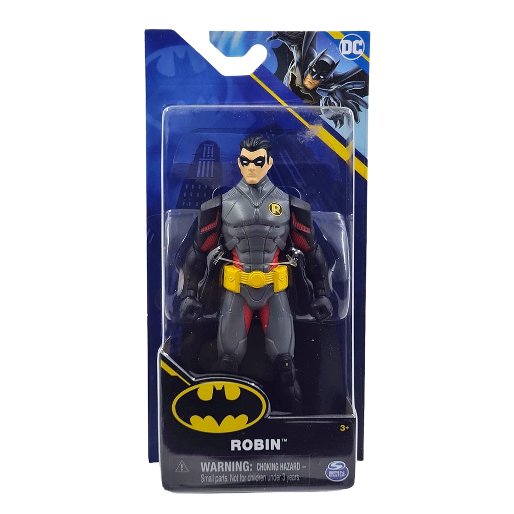 Jual Action Figure Robin Grey Black Red - Spin Master - Tinggi 6 Inchi ...