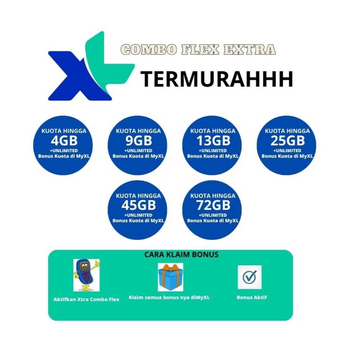 Jual PRODUK TERMURAH XL XTRA COMBO FLEX DAN XTRA COMBO | Shopee Indonesia