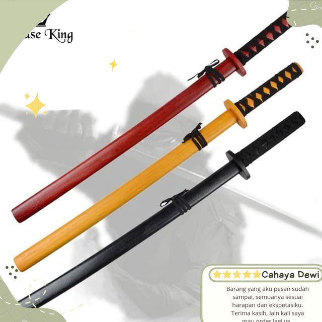 Jual samurai katana bokken wooden katana sword Original | Shopee Indonesia