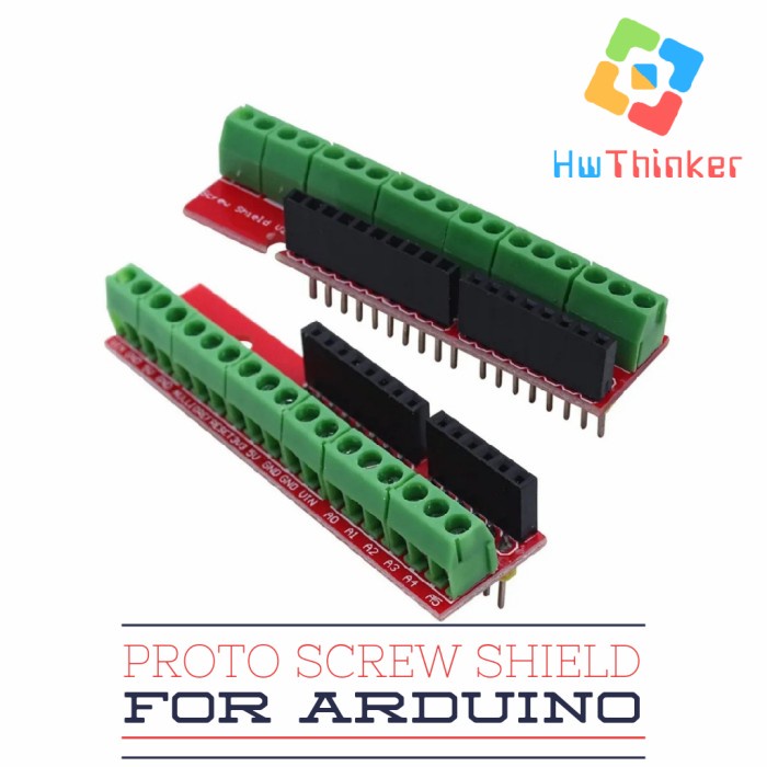 Jual Proto Screw Shield V2 Expansion Board for Arduino UNO R3 | Shopee Indonesia