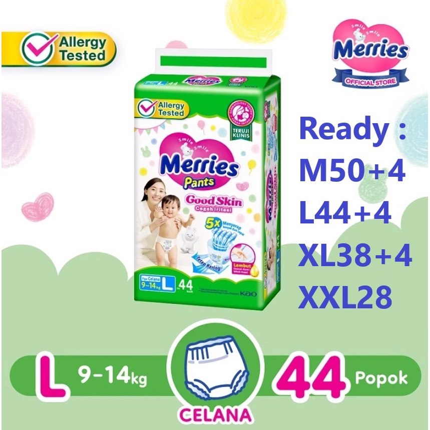 Jual Merries Good Skin M50 / L44 / XL38 / XXL28 | Shopee Indonesia