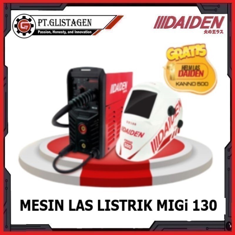 Jual Mesin Las Listrik MIG CO2 Tanpa Gas Welding Gasless MIGi 130 ...