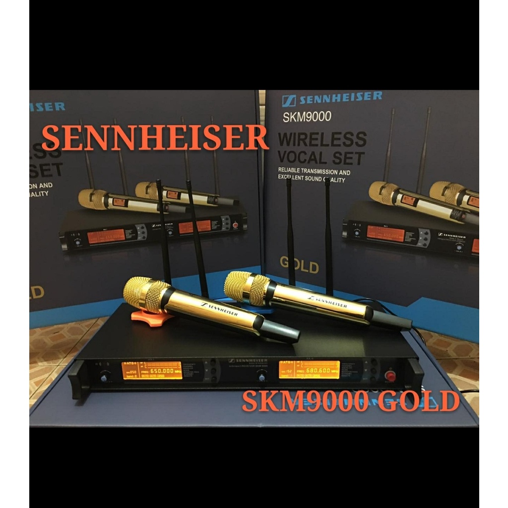 Jual MIC WIRELESS SENNHEISER SKM 9000 GOLD EMAS EDITION SKM9000 4 ...