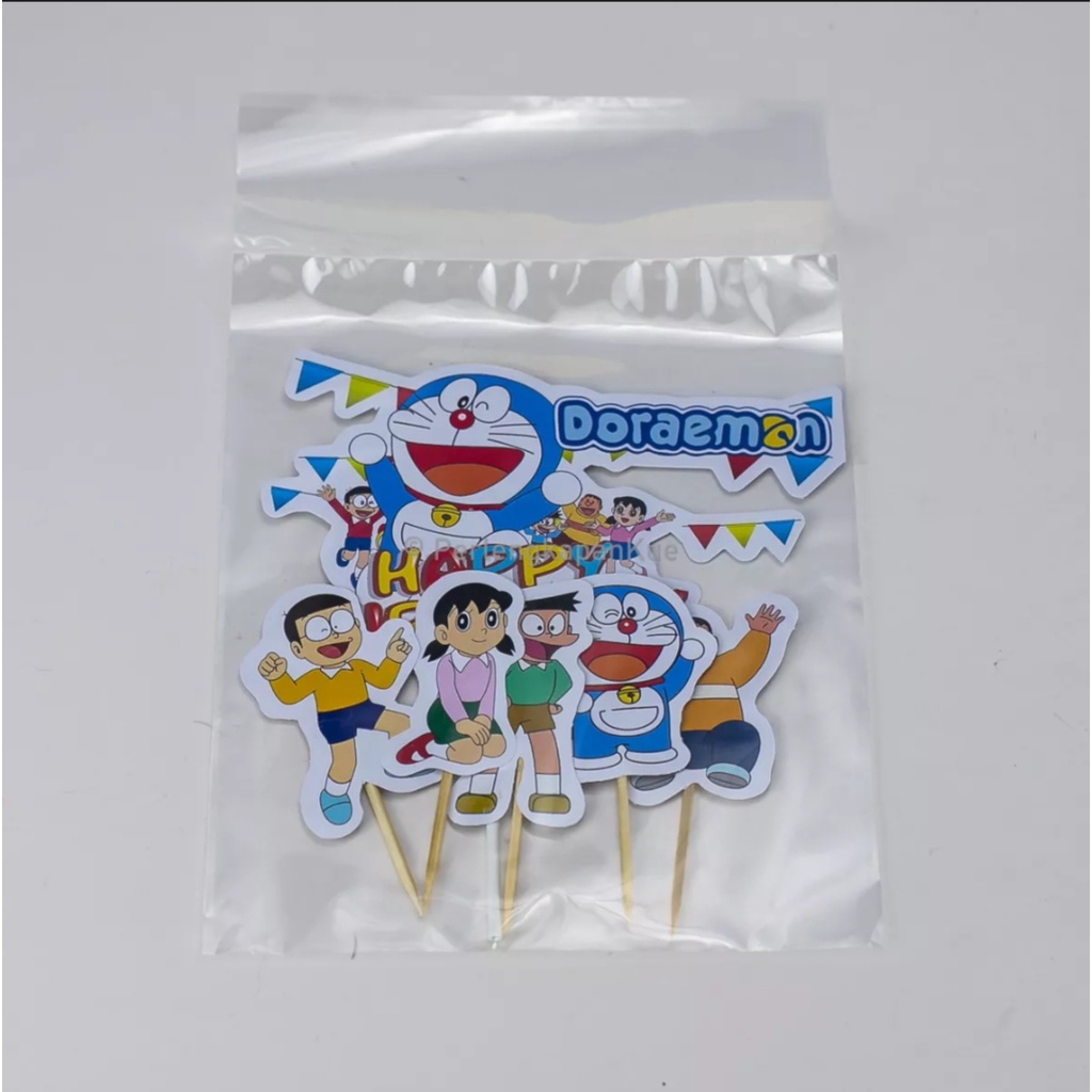 Jual TOPPER DORAEMON - TOPPER HAPPY BIRTHDAY - TOPPER CUSTOM - TOPPER ...