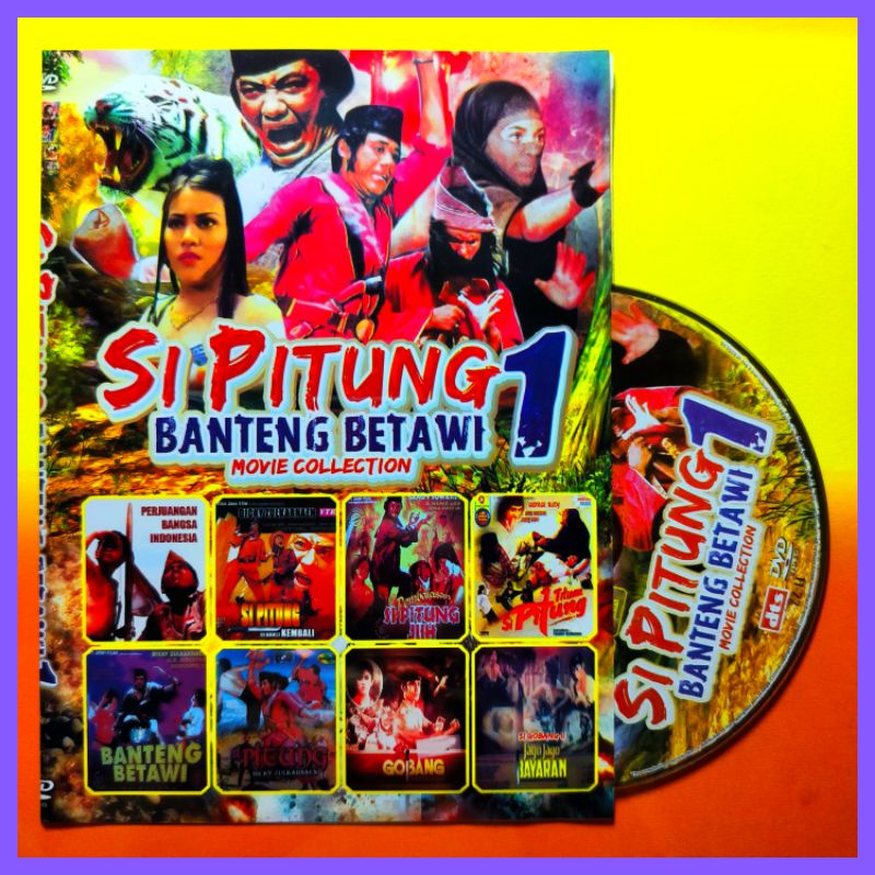 Jual Kaset Film Aksi Indonesia Jadul Lawas Koleksi Si Pitung Seleksi ...