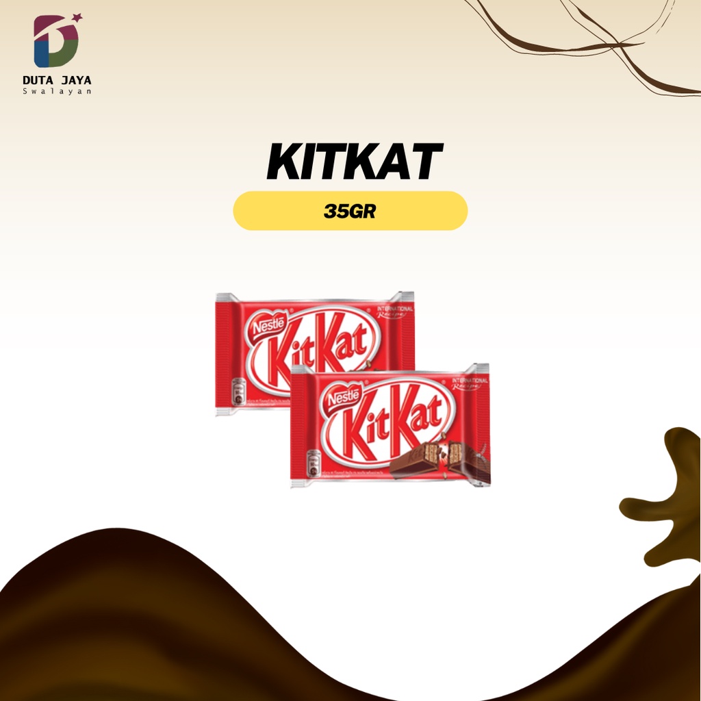 Jual KitKat 4F 4 Finger Wafer Chocolate 35 Gram Nestle Biskuit Cokelat ...