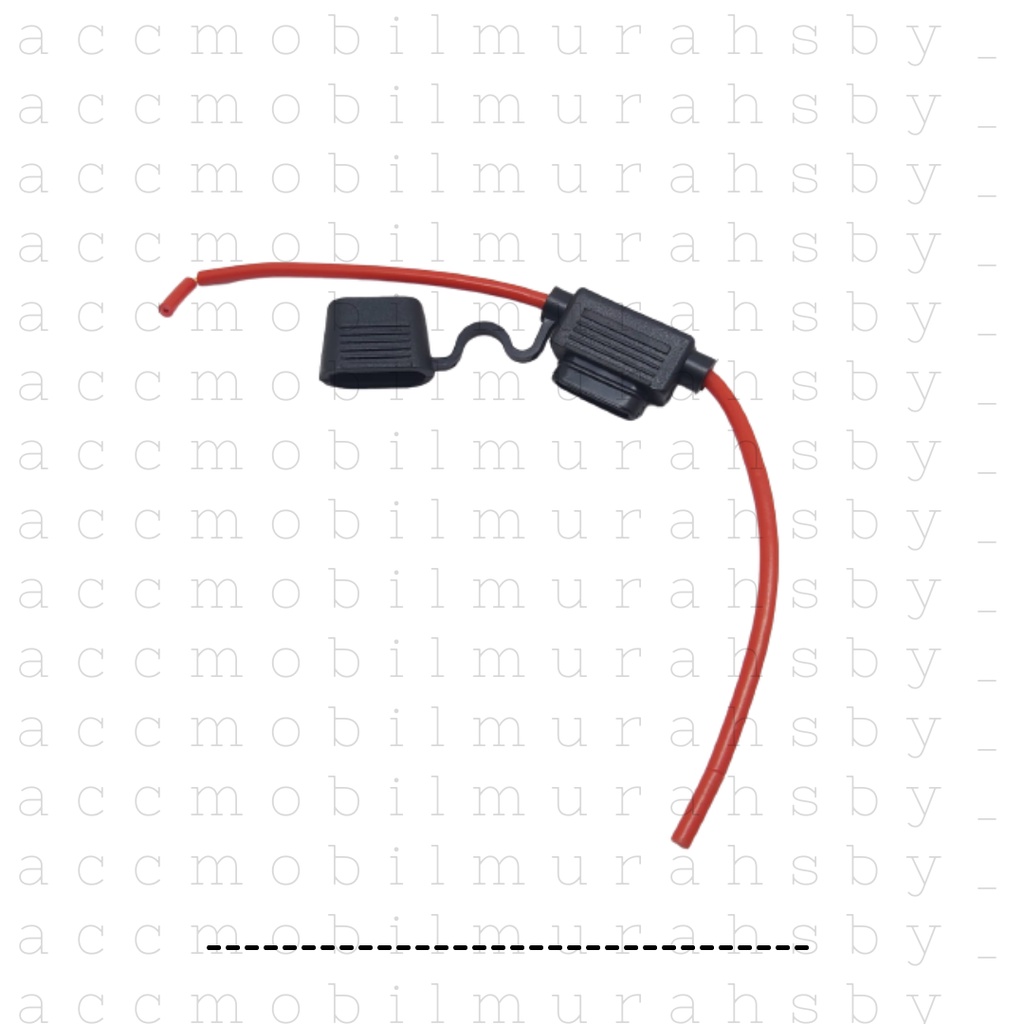 Jual Fuse Holder Blade Kabel Waterproof / Rumah Fuse Tancap Besar Anti ...