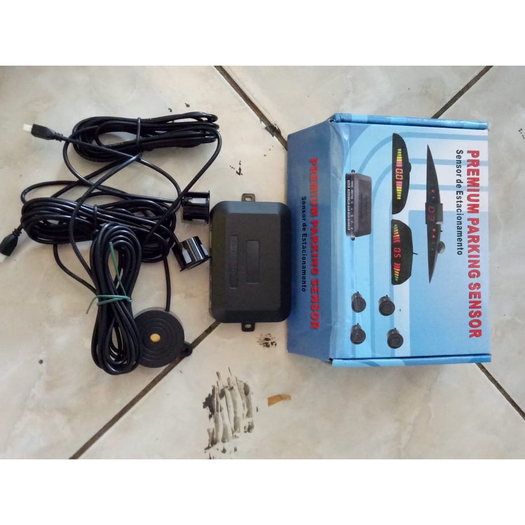 Jual Sensor Parkir Mundur 2 Titik Buzzer Premium Bunyi Keras Universal ...