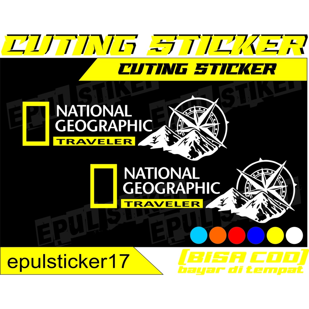 Jual STIKER CUTTING NATIONAL GEOGRAPHIC MOBIL | Shopee Indonesia