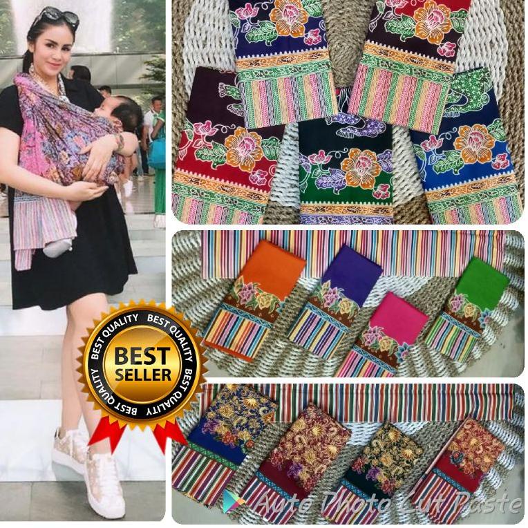 Jual READY Kain Batik Gendongan Bayi Ukuran Panjang Selendang Gendong ...