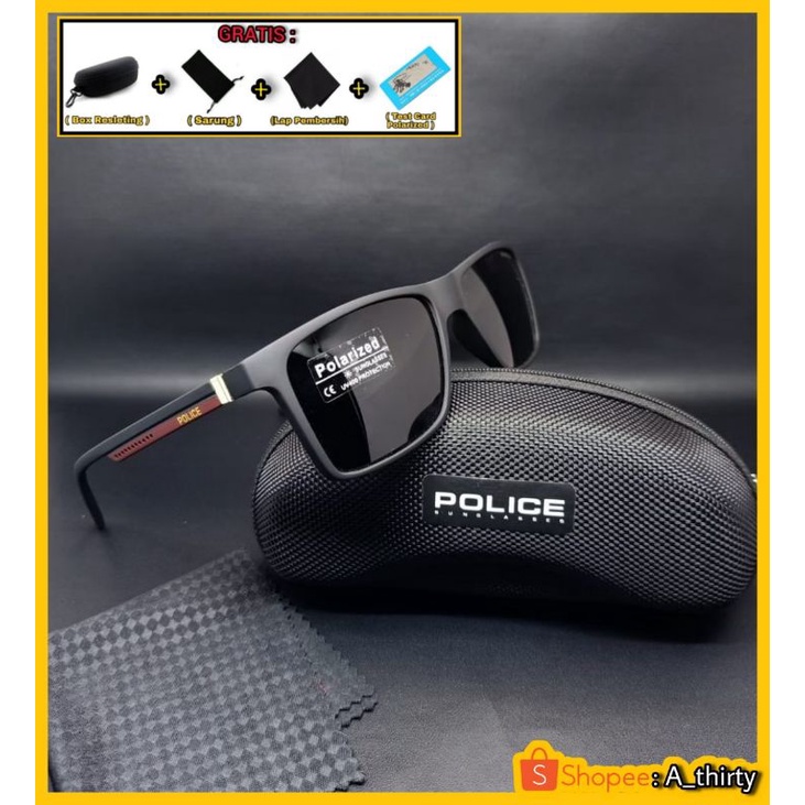 Jual COD Kacamata Pria Lensa Polarized Sunglasses / Lensa Anti Silau Bisa digunakan Siang dan ...
