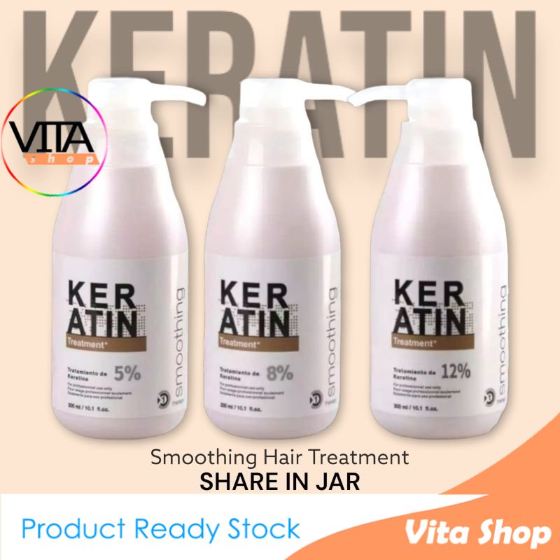 Jual Keratin Treatment 5% 8% 12% Pelurus Rambut Sahre in 30ml 60ml ...