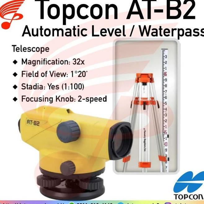 Jual Topcon At-B2 Automatic Level / Waterpass Atb2 / Atb 2 / Atb-2 ...