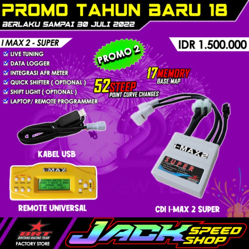 Jual CDI BRT IMAX 2 SUPER 52 STEP KARISMA / SUPRA X 125 OLD KPH I MAX I ...
