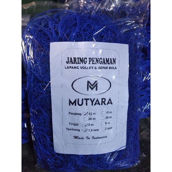 Jual jaring pengaman lapangan voli jaring pagar penghalang lapang voli ...