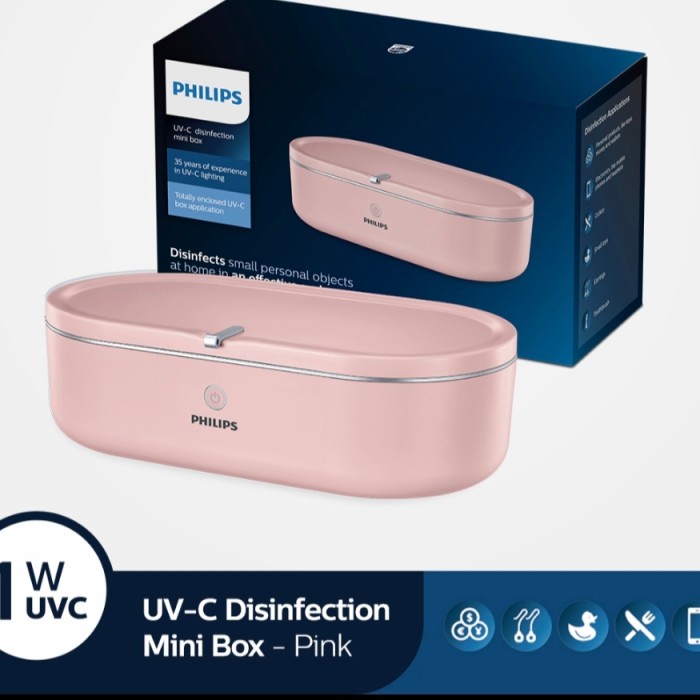 Jual Philips uvc mini box philips disinfektan mini box pink (2nd) | Shopee Indonesia