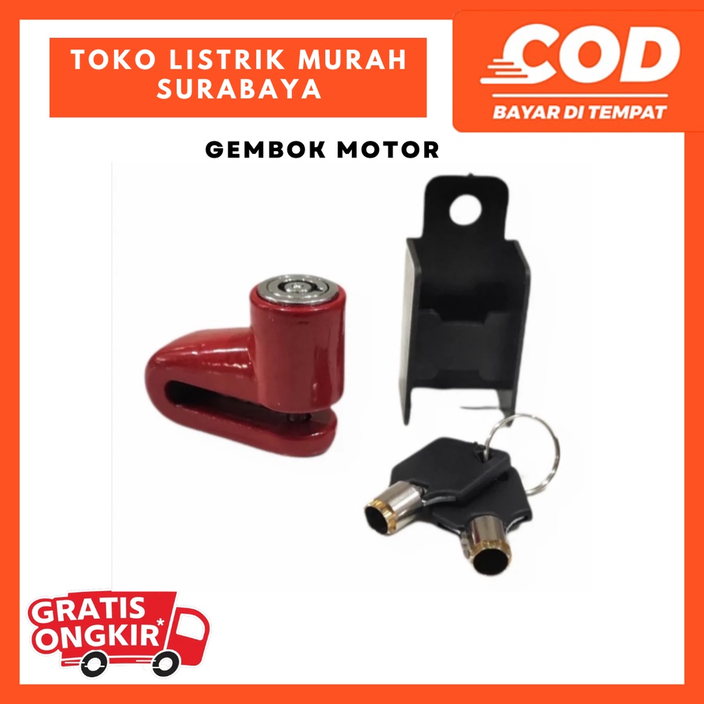 Jual Gembok Motor Fred Lock | Shopee Indonesia