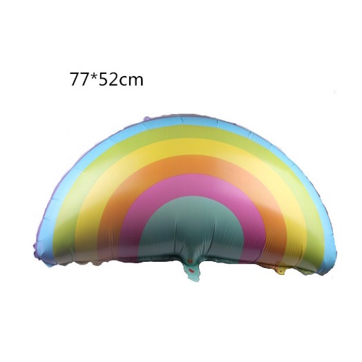 Jual Balon Foil Awan Pelangi Matahari JUMBO / Cloud Rainbow / Dekorasi ...