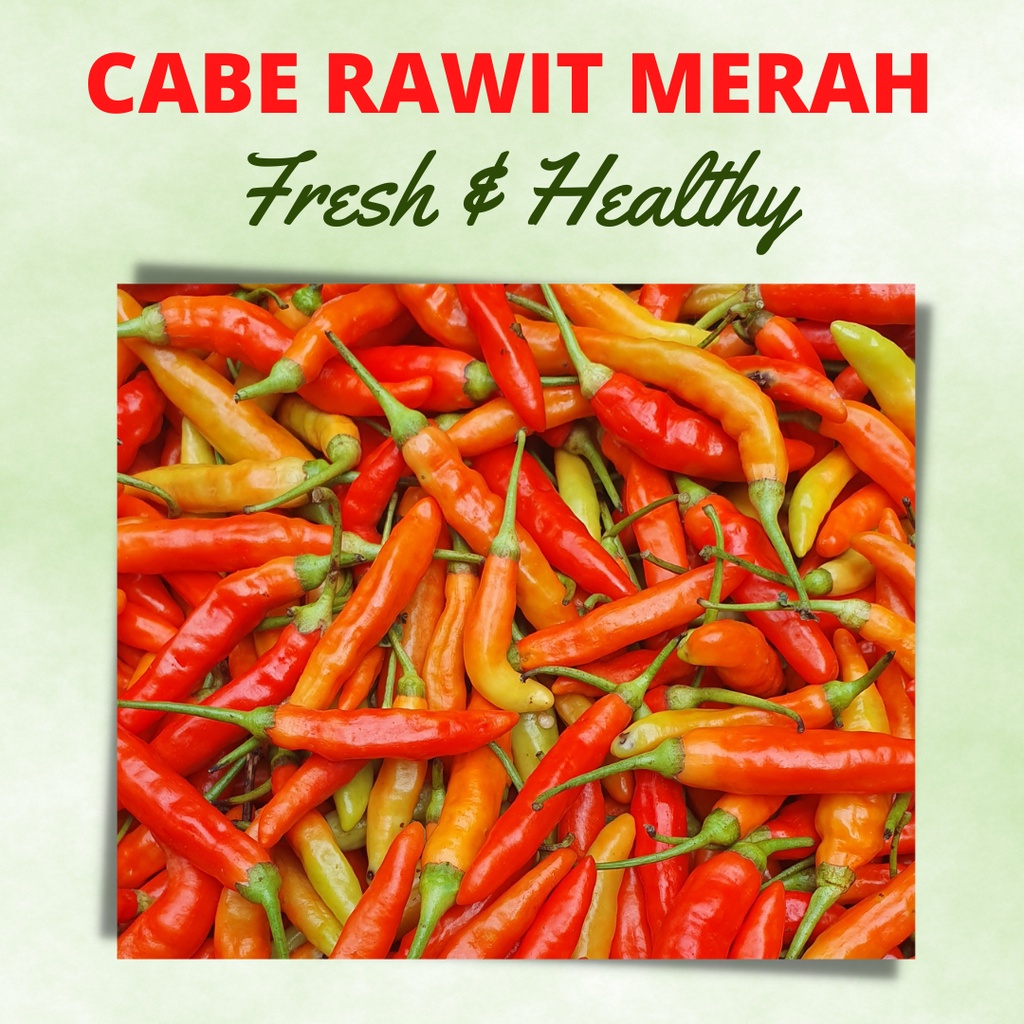 Jual Cabai / Cabe Rawit Merah 250 Gram Fresh Dari Petani | Shopee Indonesia
