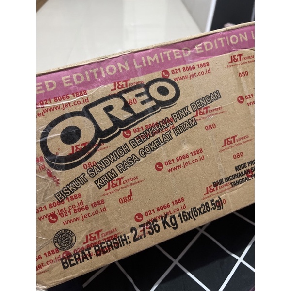 Jual BACA DESKRIPSI! - OREO BLACKPINK 1 DUS / KARTON SEALED (16PCS WITH ...