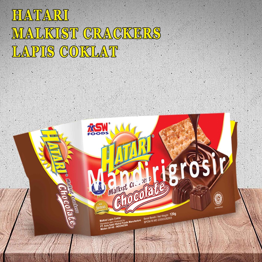 Jual HATARI*MALKIST CRACKERS CHOCOLATE *120g | Shopee Indonesia