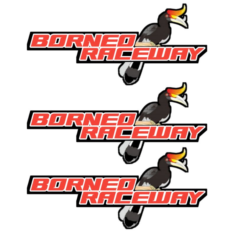 Jual Stieker Viral Stiker Borneo Raceway Sticker Motor Stiker Tiktok ...