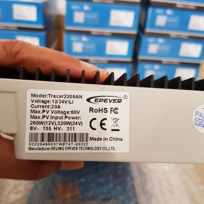 Jual Solar Charge Controller Real Mppt 20A 12V 24V Tracer 2206An Epever | Shopee Indonesia