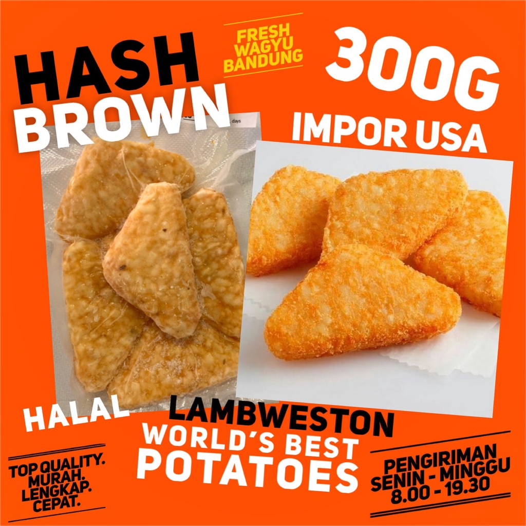 Jual LAMBWESTON HASH BROWN TRIANGLE BREAKFAST PREMIUM Kentang Sarapan ...