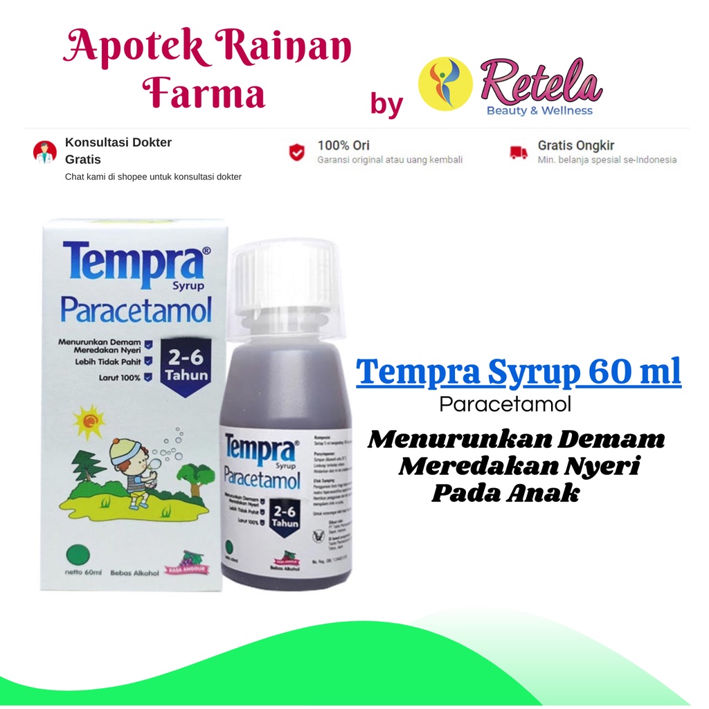 Jual TEMPRA SYRUP 60ML | Shopee Indonesia