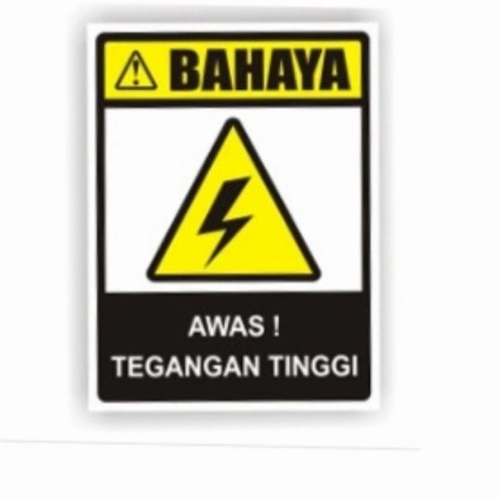 Jual Acrylic Sign Ukuran 20 x 15 CM Rambu K3 Safety ( Bisa Custom ...