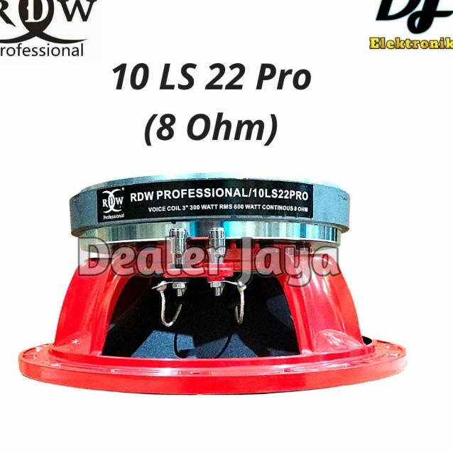 Jual Terlaris Speaker Komponen RDW 10 LS 22 Pro / 10LS22Pro / LS22 Pro ...