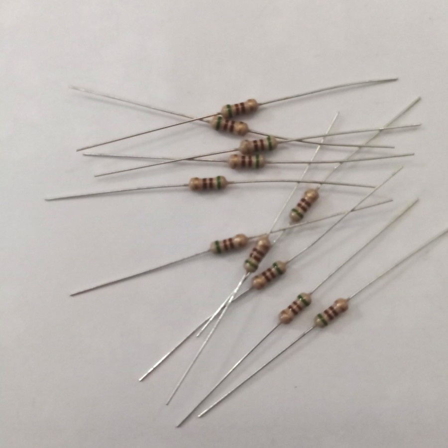 Jual Resistor 0,25 watt 510 ohm 10 pcs | Shopee Indonesia