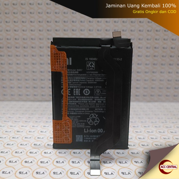 Jual Original Baterai BM57 | Battery Batre Xiaomi Pocophone Poco X3 GT ...