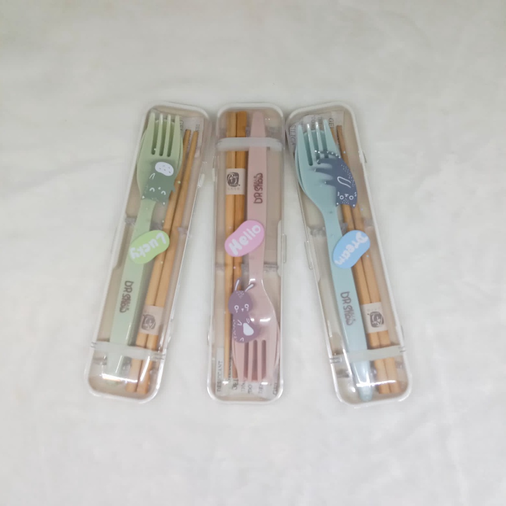 Jual Souvenir Sendok Set / Tableware (Sendok - Garpu - Sumpit) | Shopee ...