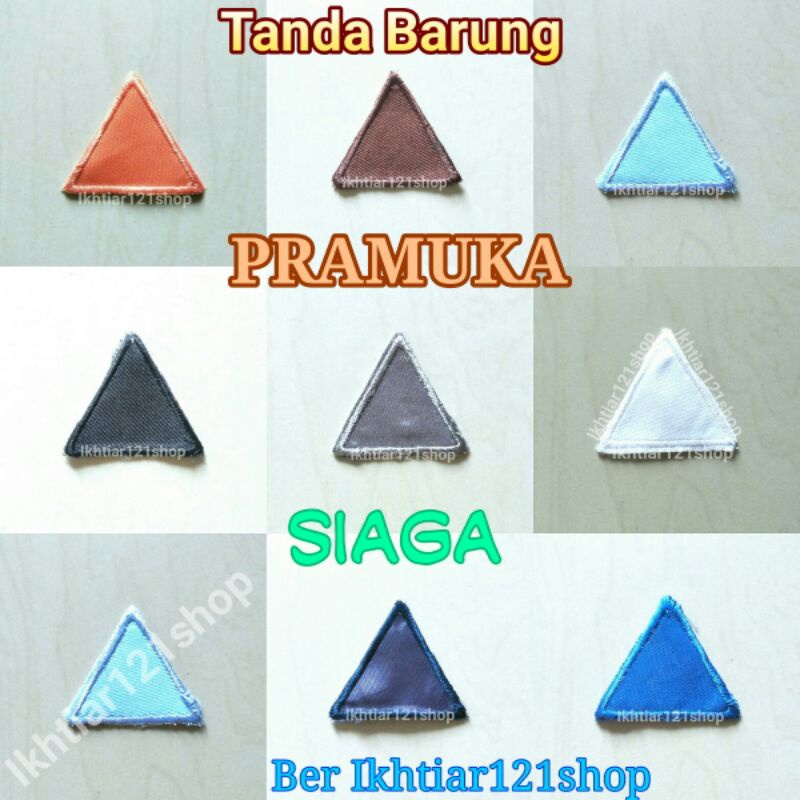 Jual Atribut Pramuka Tanda Barung Pramuka Siaga Satuan Per pcs | Shopee ...