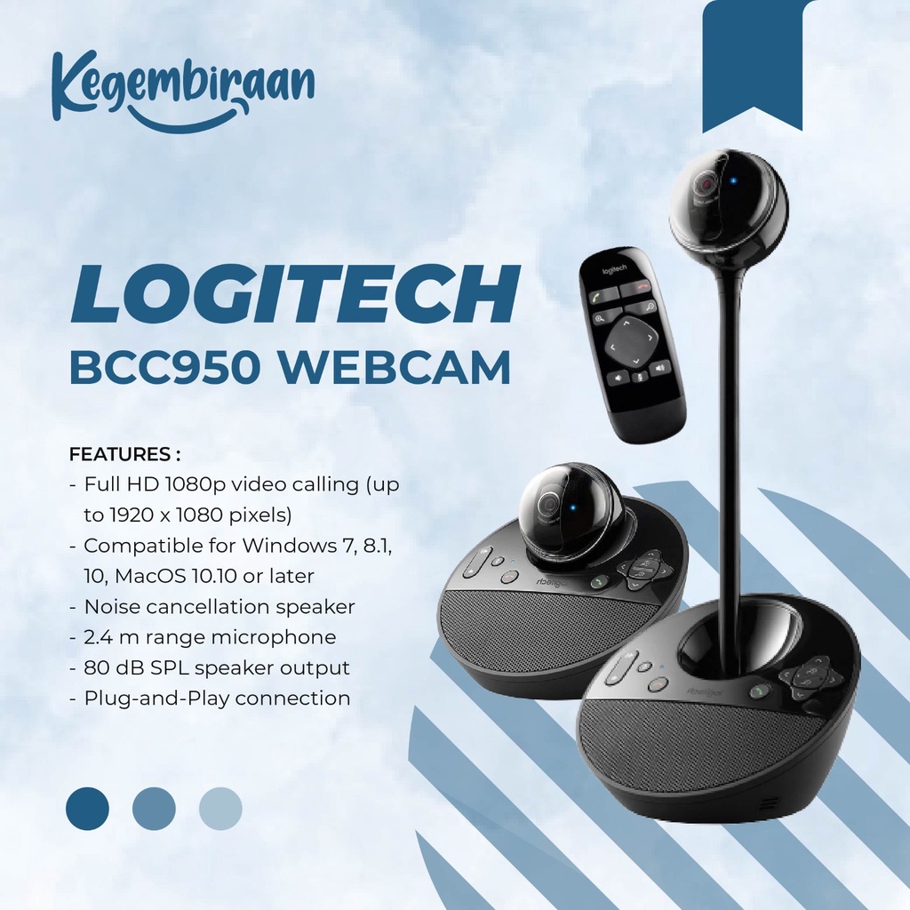 Jual Logitech BCC950 Conference Cam - Webcam Logitech | Shopee Indonesia