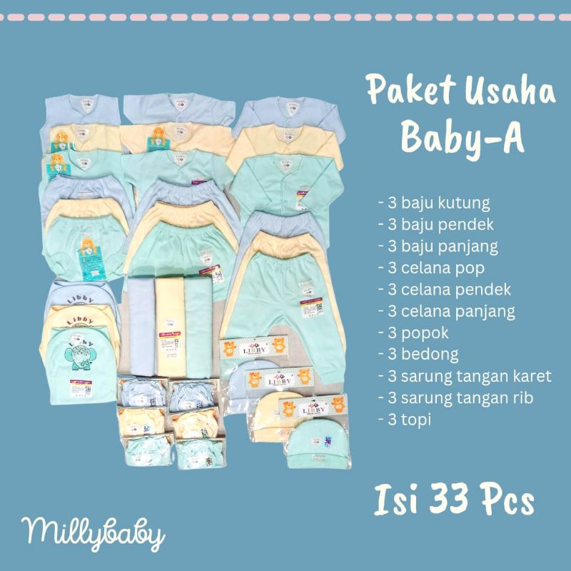 Jual [MILLYBABY] LIBBY PAKET LAHIRAN / PAKET JUALAN BASIC SNI /PAKET ...
