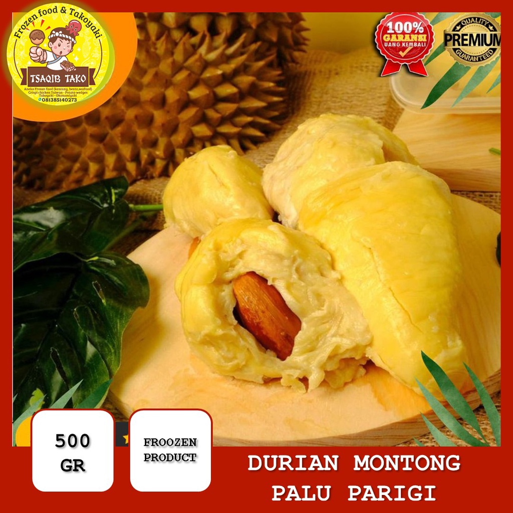 Jual PROMO DURIAN / Duren montong palu parigi 1 box berat 500gram - Manis | Shopee Indonesia