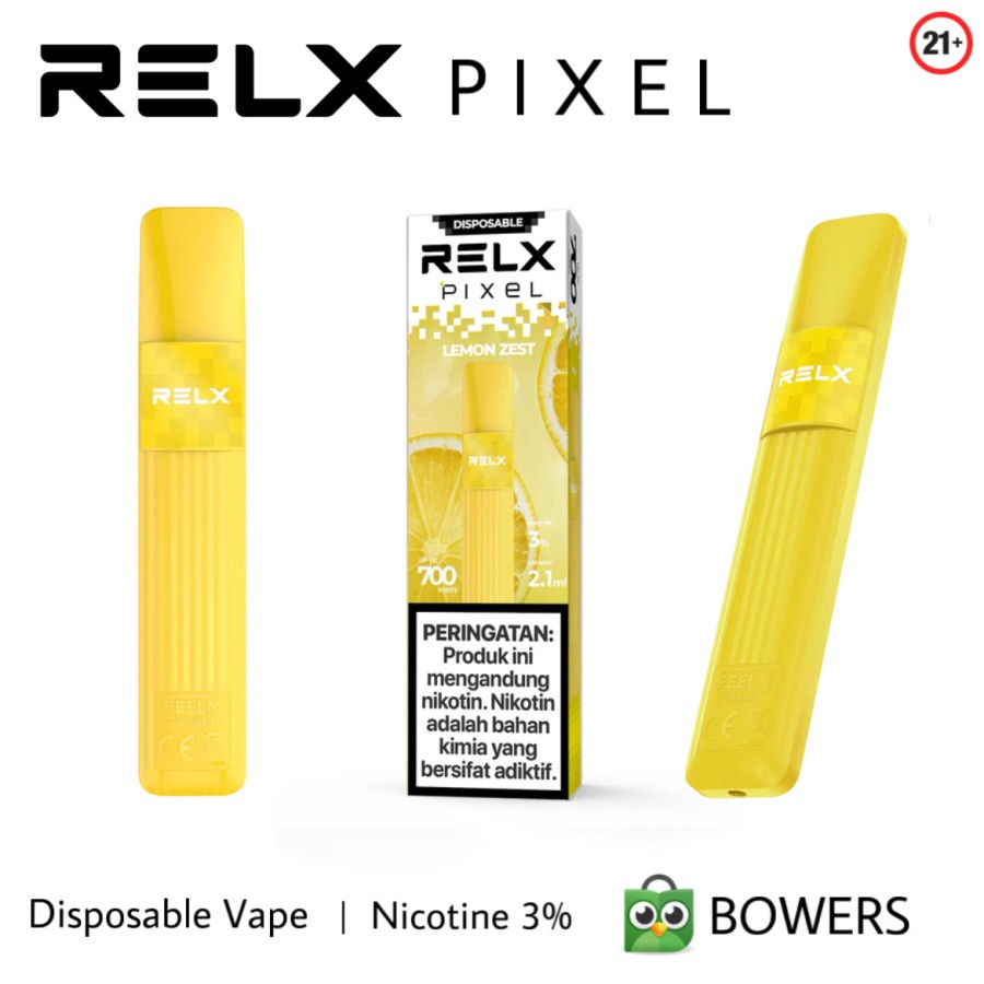 Jual RELX Pixel Disposable Pod 700 Puffs Authentic | Shopee Indonesia