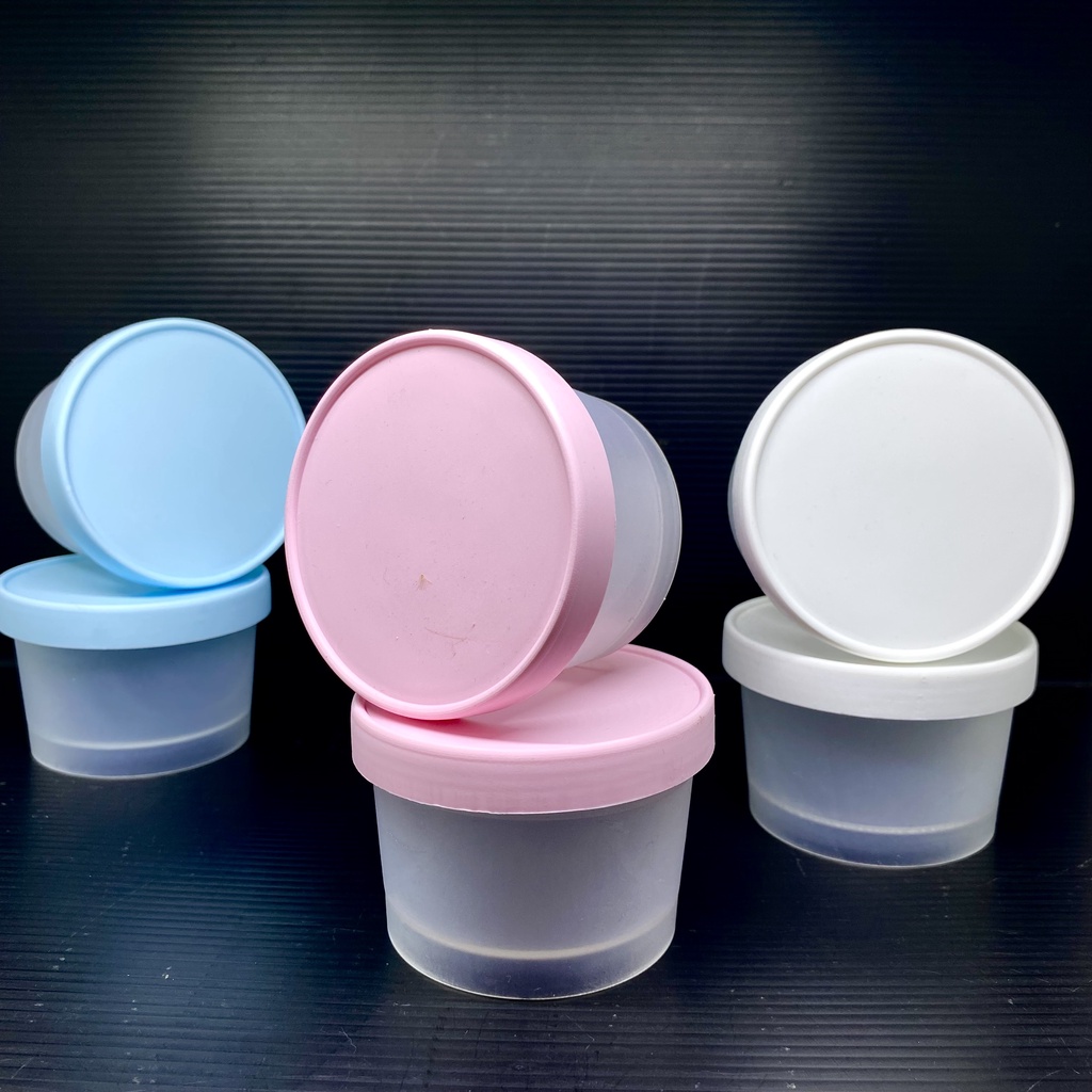 Jual Cream Pot Ice Cream 100ml Pot Bunga Es Krim / Wadah Kemasan ...